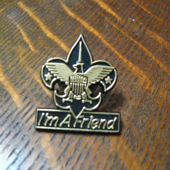 Scouting America | Accessories | Bsa Im A Friend Vintage Lapel Pin ...